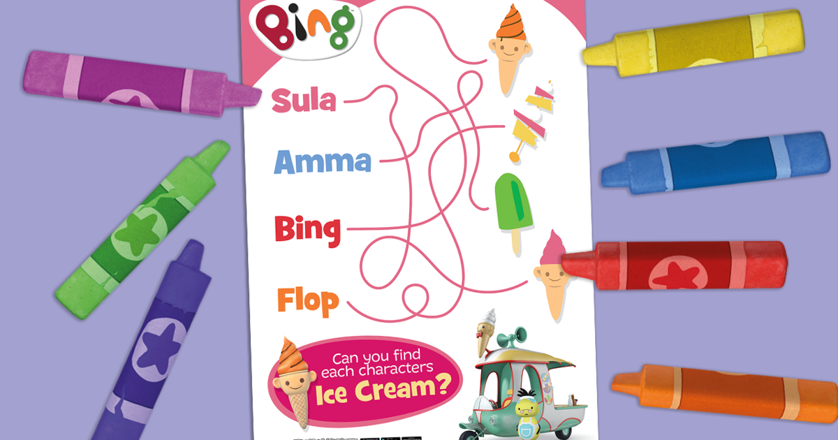 Bing's Ice Cream Activity | Bing Bunny