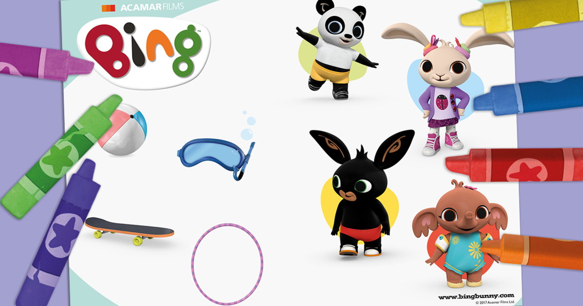 Bing's Summertime Matching Activity | Bing Bunny