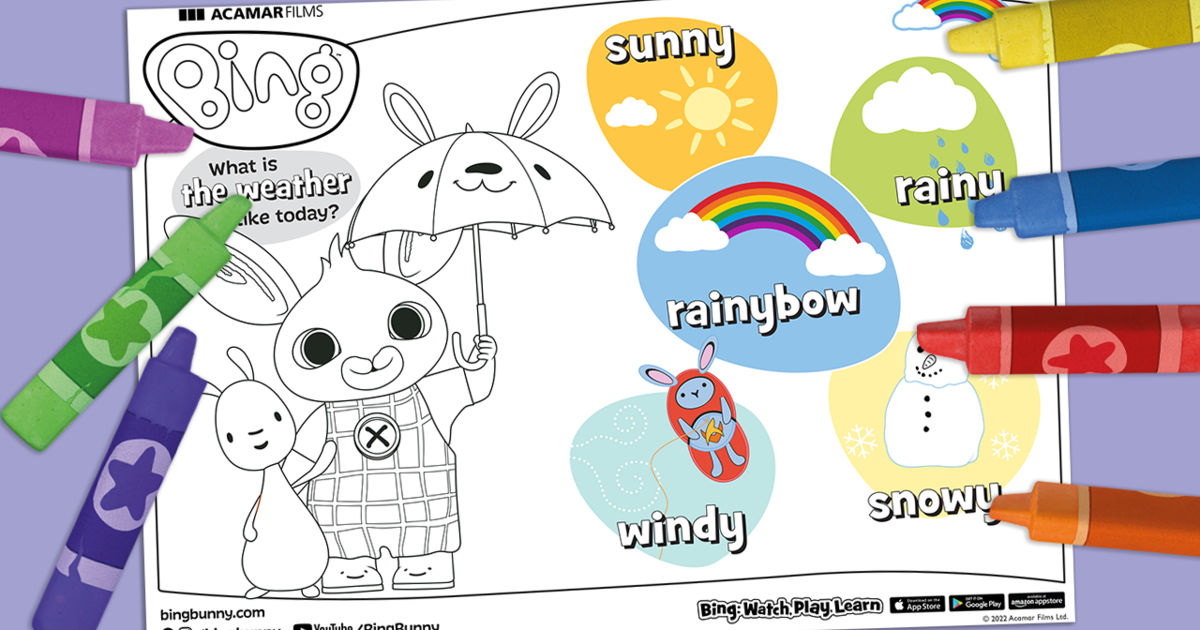 Bing's Weather Activity | Bing Bunny