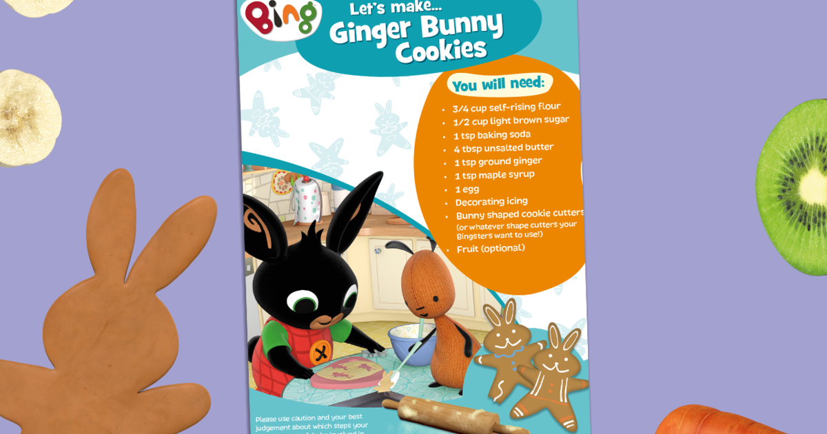 Make Bing's Ginger Bunny Cookies | Bing Bunny