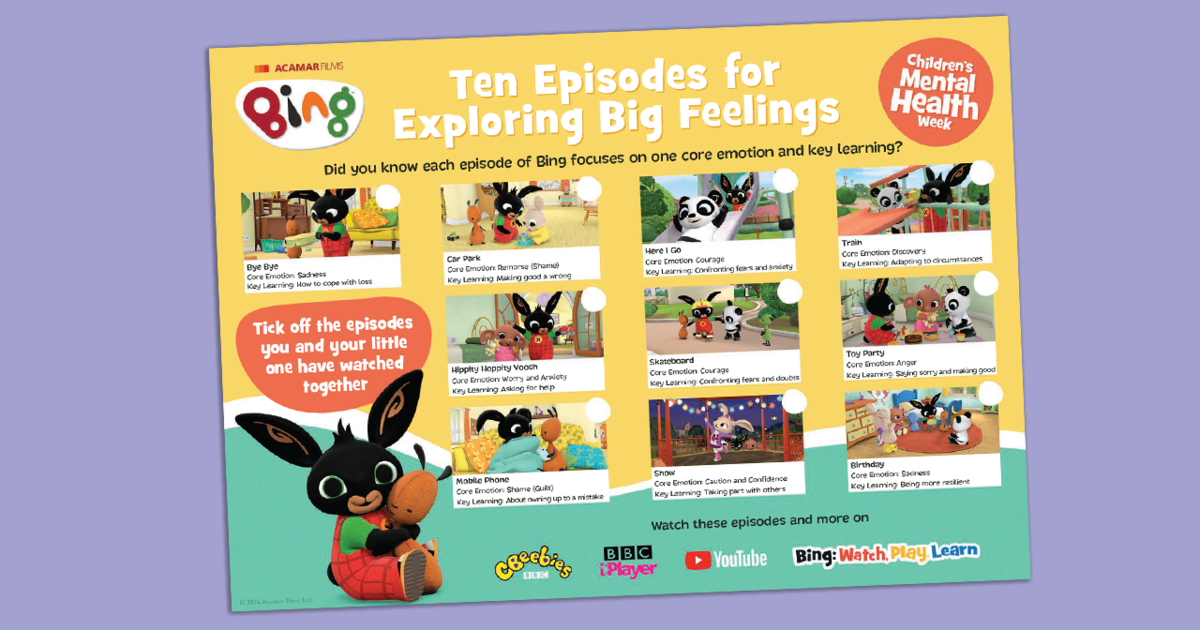 Ten Episodes for Exploring Big Feelings | Bing Bunny