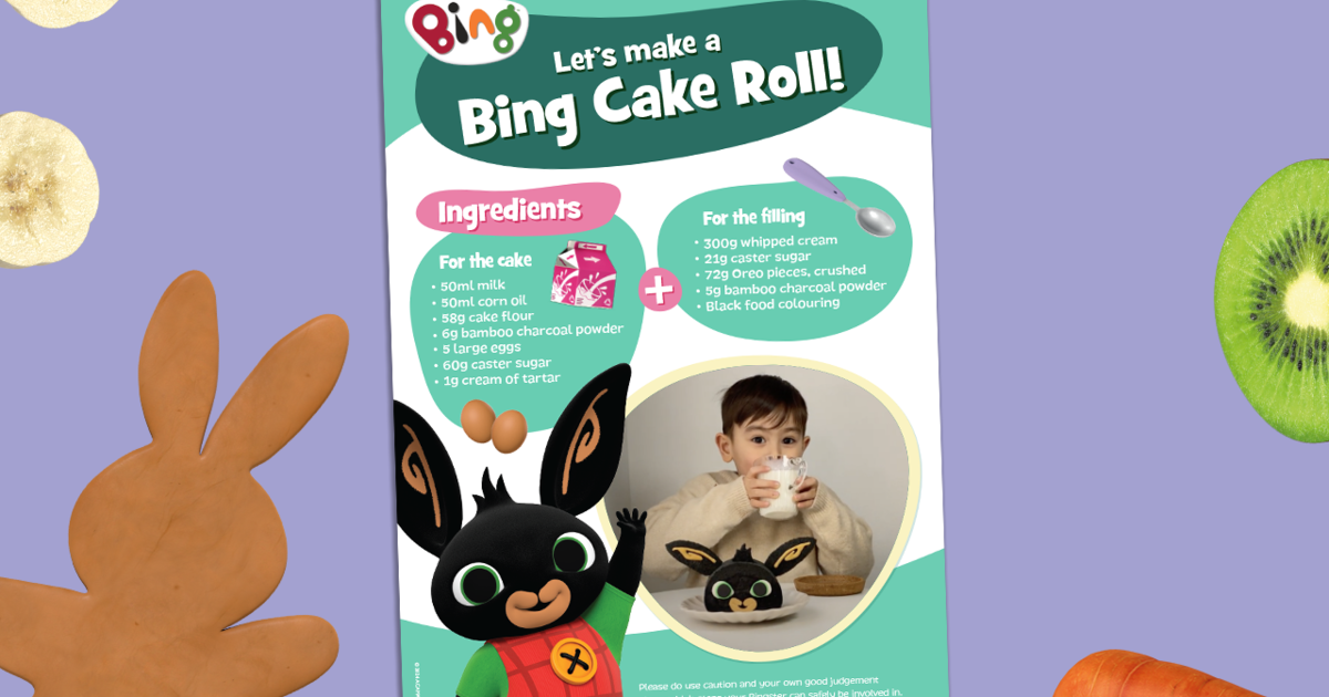 Let’s make a Bing Cake Roll! | Bing Bunny